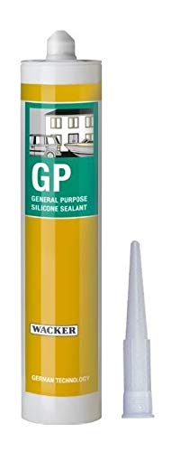 Wacker GP Silicone Sealant Wacker German Technology (White): Amazon.in ...