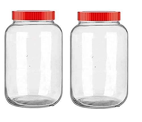 Buy PRAMUKH FASHION Glass Jars and Containers 2000 Ml Barni Kitchen ...