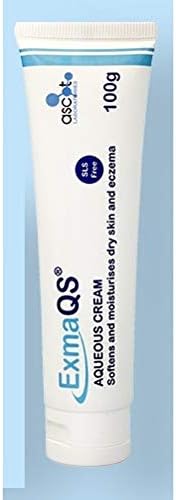 2 Pack - ExmaQS Aqueous Cream for Eczema100g for Hands & face and Body ...