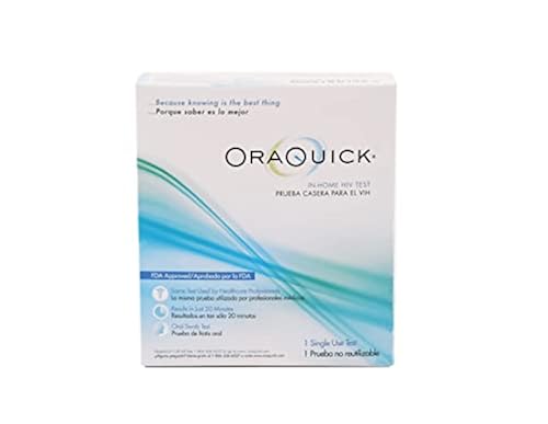 Oraquick Oral in Home Saliva Test for HIV. (Completely Private) The 1St ...