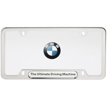 Amazon.com: BMW Ultimate Driving Machine License Plate Frame, Made from ...