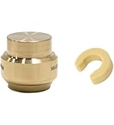 (Pack of 2) EFIELD Push-fit 1/2" x1/2" FNPT Female Threaded Elbow Fittings Push to Connect Pex ...