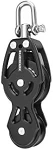 Amazon.com : Blue Shark-Sailing Pulley Blocks Ball Bearing 38mm Fiddle ...