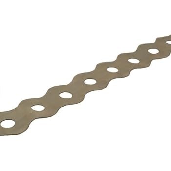 LASCO 13-1603 22-Gauge Galvanized Metal Perforated Plumbers Tape, 3/4 ...