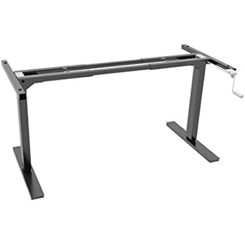 Amazon.com: Manual Height Adjustable Standing Desk Base Frame, Stand Up ...