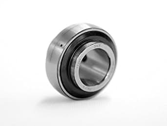 SKF FYTB 40 FM Ball Bearing Flange Unit, 2 Bolts, Eccentric Collar, Regreasable, Contact Seal ...