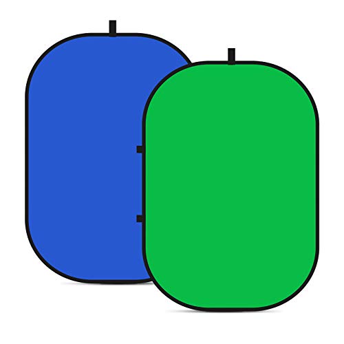 NEEWER Chromakey Backdrops, Double Sided Green Screen and Blue Screen ...