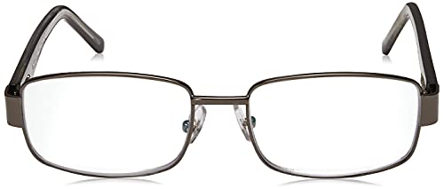 Foster Grant Men s Wes Multifocus Rectangular Reading Glasses Gunmetal Foster Grant Men s Wes Multifocus Rectangular Reading Glasses Gunmetal