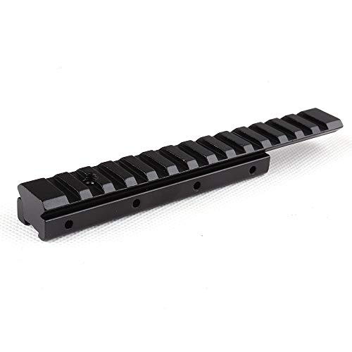 Higoo 6" Inches Length Tactical Picatinny Extension Adapter Riser, 11mm ...