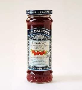 Amazon.com : St. Dalfour Jam - Strawberry, 100% Fruit Spread, An Old ...