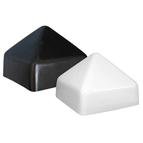 JIF Marine Products Square Piling Cap, Black, 3.5" x 3.5" FJP-B ...