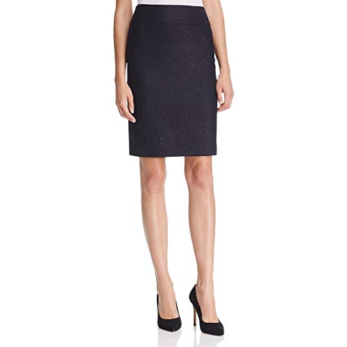 Hugo Boss BOSS Womens Visala1 Wool Pinstripe Pencil Skirt