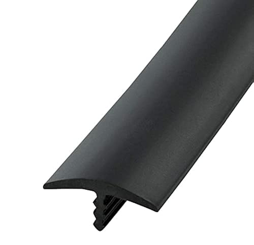 Edge Supply Black 3/4 in x 25 Ft Center Barb Tee Moulding T Molding ...