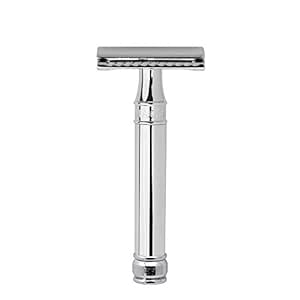 Amazon.com: Edwin Jagger Double Edge Safety Razor, Chrome, Regular ...