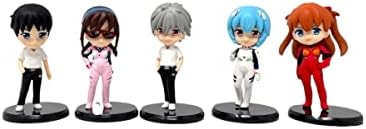 سعر Evangelion Action Figures Set and Cake Toppers - 5 Pcs Evangelion ...