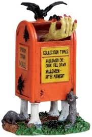 Amazon.com: Spooky Town Scary Mailbox Halloween Village Figurine : Home ...