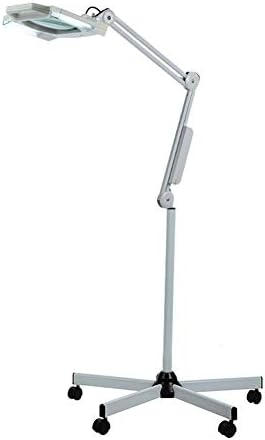 Magnifying Floor Stand Lamp 5X Led Magnifier Beauty Facial W/Light ...