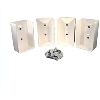 Amazon.com: (2 Pack) Veranda Vinyl Fence Slide Lock Bracket Kit White ...