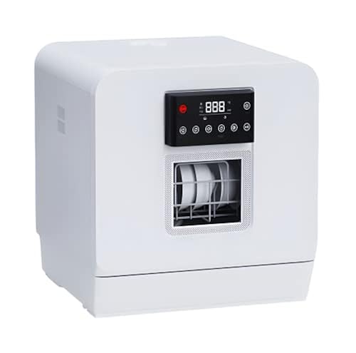 Portable Countertop Dishwasher, Mini Travel Air-Dry Function Dish ...