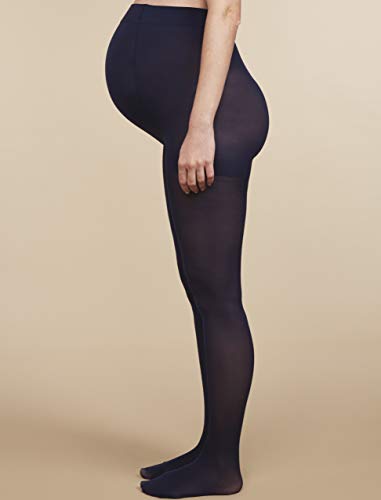 Motherhood Maternity Women's Maternity Opaque Tights, Navy, C Hardware ...