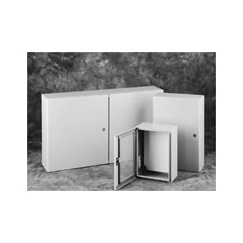 Hoffman CSD12126 Wall-Mount Enclosure, NEMA 4/12, Steel, 12.00" x 12.00 ...