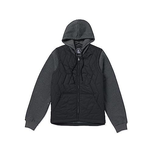 Volcom Men's September Puff Body Hooded Jacket, Black for sale | Las ...