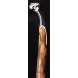 Amazon.com: Espresso Hame Chrome Plated Handle Walking Stick With ...