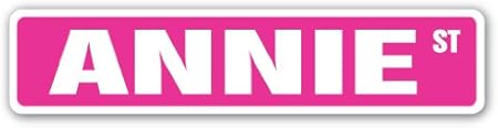 Amazon.com: Annie Street Sign Childrens Name Room Sign | Indoor/Outdoor ...
