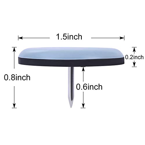 Ezprotekt 16 PCS Furniture Sliders, Chair Sliders, Furniture Glide Nail ...