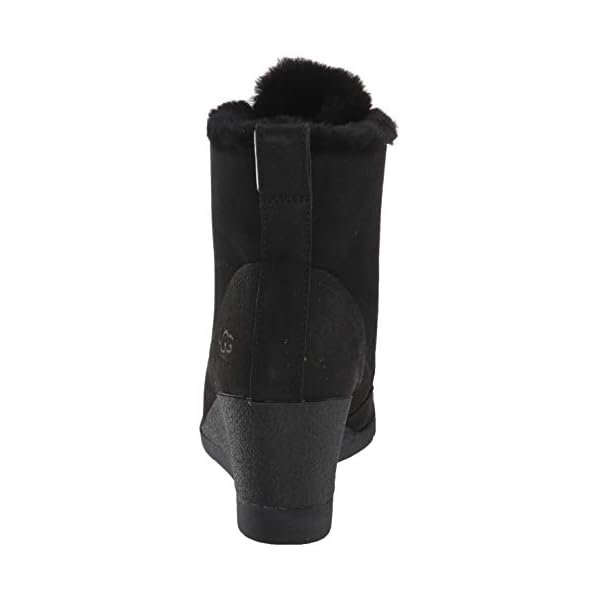 UGG Women's Bridgit Ankle Boot, Black, 5 M US | Pretty Boots and Shoes