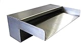 Stainless steel cascade waterfall (450 x 120): Amazon.co.uk: Garden ...