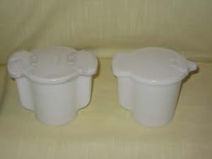 Amazon.com: Vintage Tupperware " White " Sugar Bowl & Creamer Set w ...