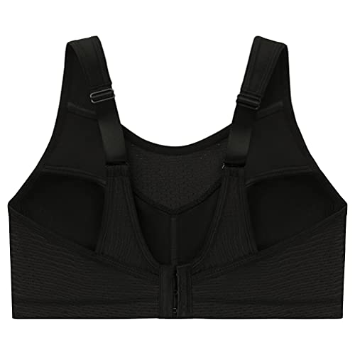 Glamorise Black Elite Performance Medium Impact Cami Sports Bra US 38h ...