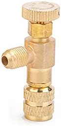 Wisting Valve,R410A Refrigerant Charging Valve 1/4 Inches - 5/16 Inches ...
