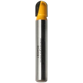 Yonico 14956q 1/4-Inch Radius Core Box Template Router Bit 1/4-Inch ...