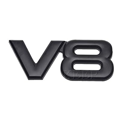 Buy Metal V8 Car Emblem Badge - Black Online Philippines | Ubuy