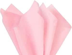 Amazon.com: Light Pink Tissue Paper 15 inches x 20 inches 96 Sheets ...