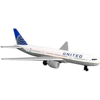 Amazon.com: United Airlines 777 airplane toy plane, RT6266: Toys & Games