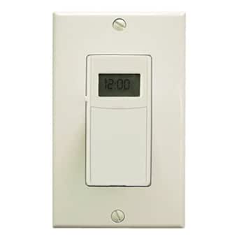 SS720A Series 24 Hour or 7 Day Digital in-Wall Time Switch, 120VAC ...