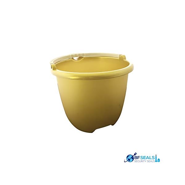 Buckets ECO-Plastic, 3 Pack Made in U.S.A. Ergonomic Bottom and ...