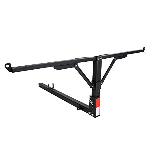 ECOTRIC Foldable Pick Up Truck Bed Hitch Extender Extension Rack Canoe ...