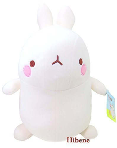 Molang Rabbit 10" Plush Doll Toy Cushion Cute Figure Anime Home Room ...