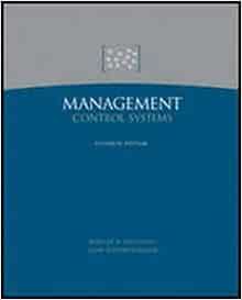 Management Control Systems: Anthony, Robert N, Govindarajan, Vijay ...
