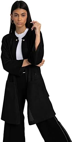 Suede Jacket With Leather Pocket - Black price in Egypt | Amazon Egypt ...