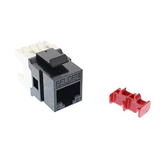 Amazon.com: Ax101321 - Belden Keyconnect Rj45 Category 6 Modular Jack ...
