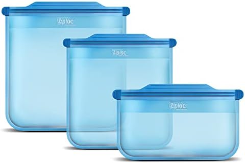 Ziploc Endurables Small, Medium, And Large Pouch, Reusable Silicone ...