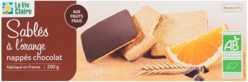 La Vie Claire Chocolate Coated Orange Sable 200 g price in Saudi Arabia ...