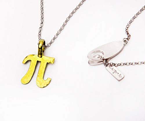 Amazon.com: Pi necklace, Pi symbol jewelry, Pi pendant: Handmade