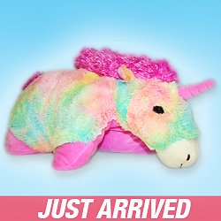 Rainbow Unicorn Huggle Buddy Toy Pet & Pillow all in One as seen on ...