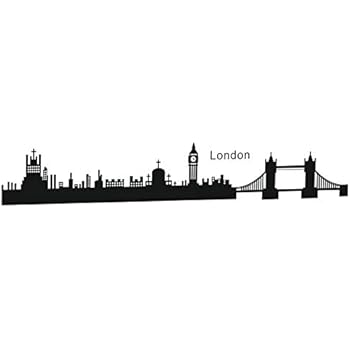 Amazon.com: DIY Home Decor Art Removable Wall Stickers London Street ...